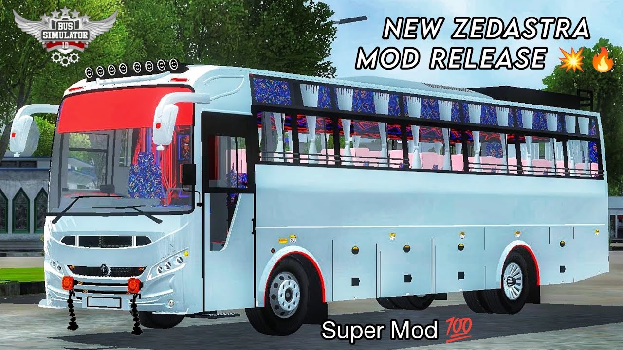 New ZEDASTRA Tourist Bus Mod Released In Bus Simulator Indonesia ...