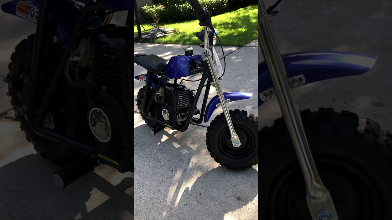 40CC Chinese Minibike Custom - YouTube