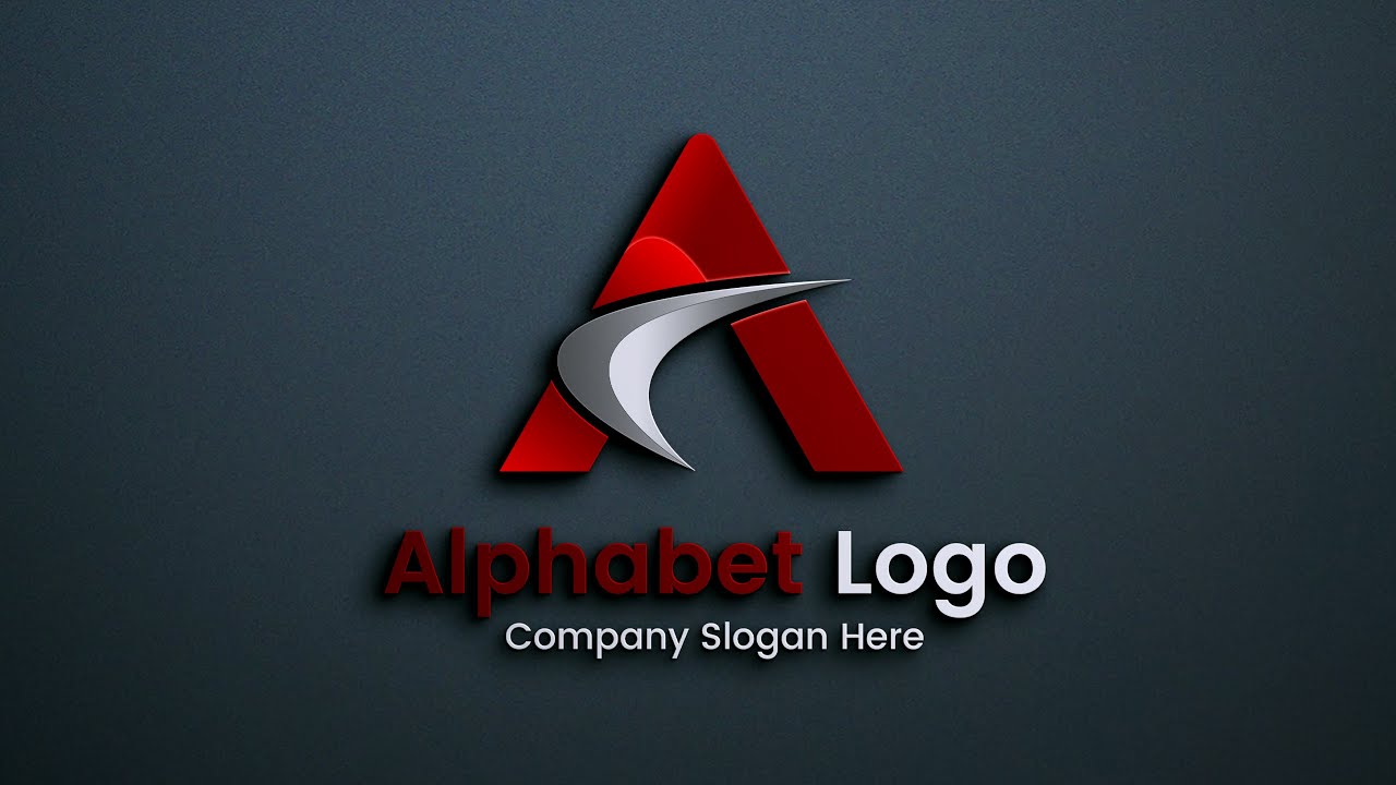Photoshop Logo Design Tutorial || How to Make A Letter Logo in ...