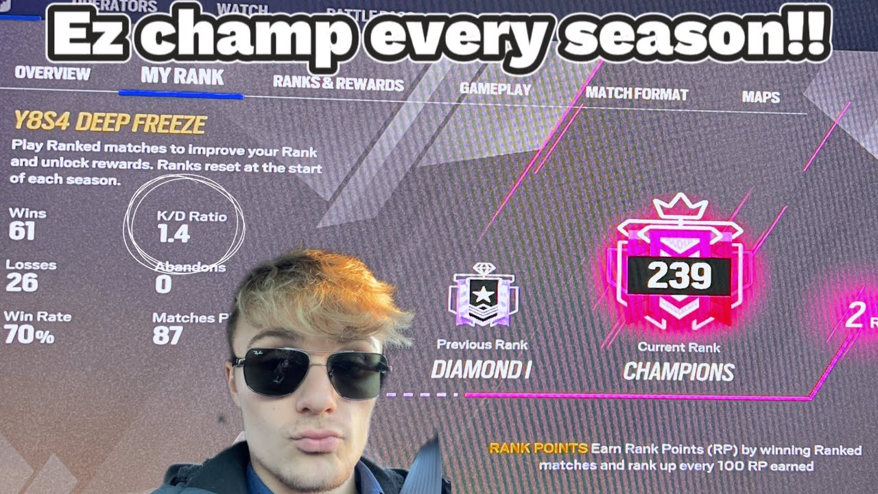 THE BEST PC SETTINGS TO HIT CHAMP IN RAINBOW SIX SIEGE - YouTube