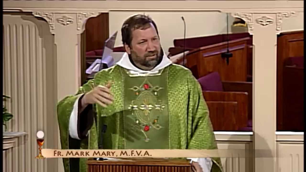 EWTN Daily Catholic Mass - 2015.2.8 - Fr. Mark Mary - YouTube