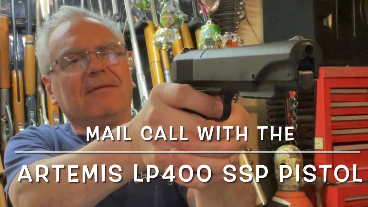 Mail call with the Artemis LP400 single stroke pneumatic air pistol ...