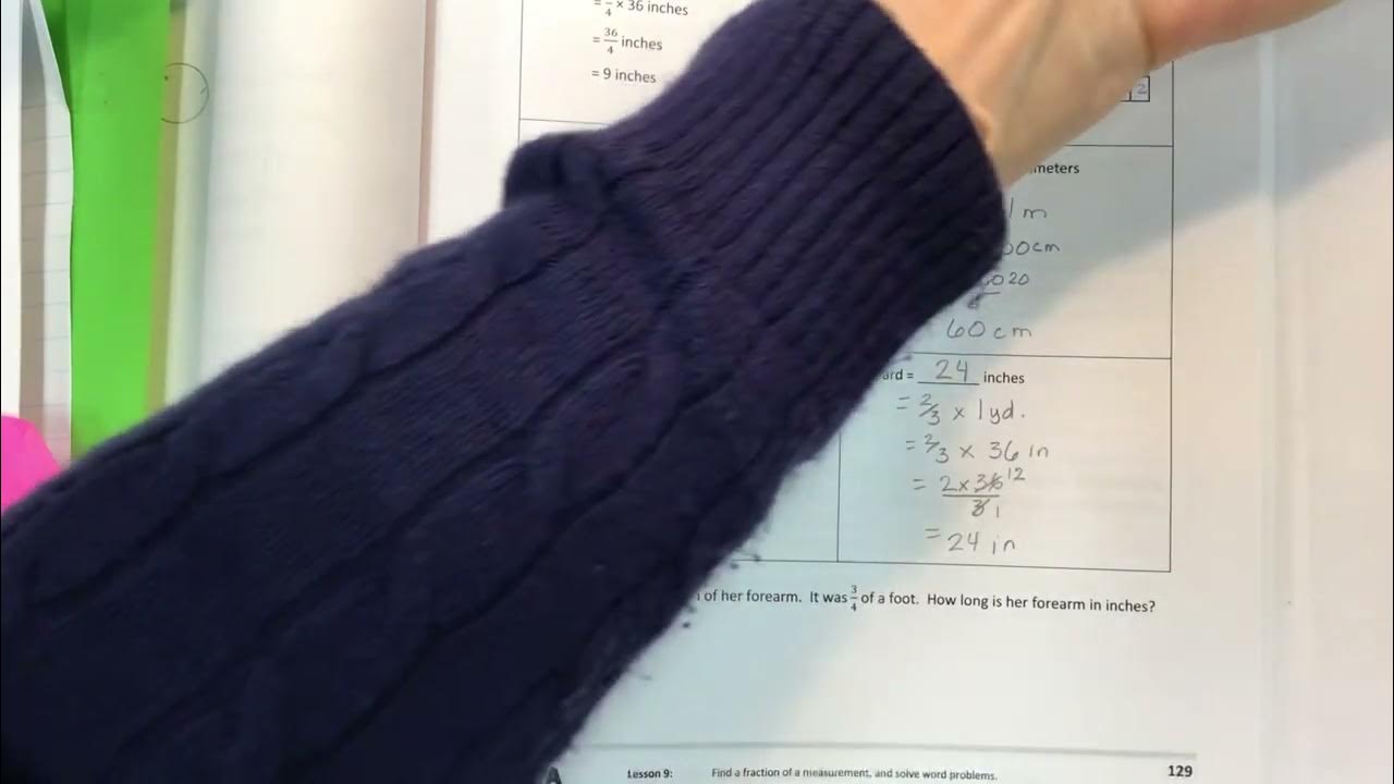 Eureka math grade 5 module 4 lesson 9 homework - YouTube