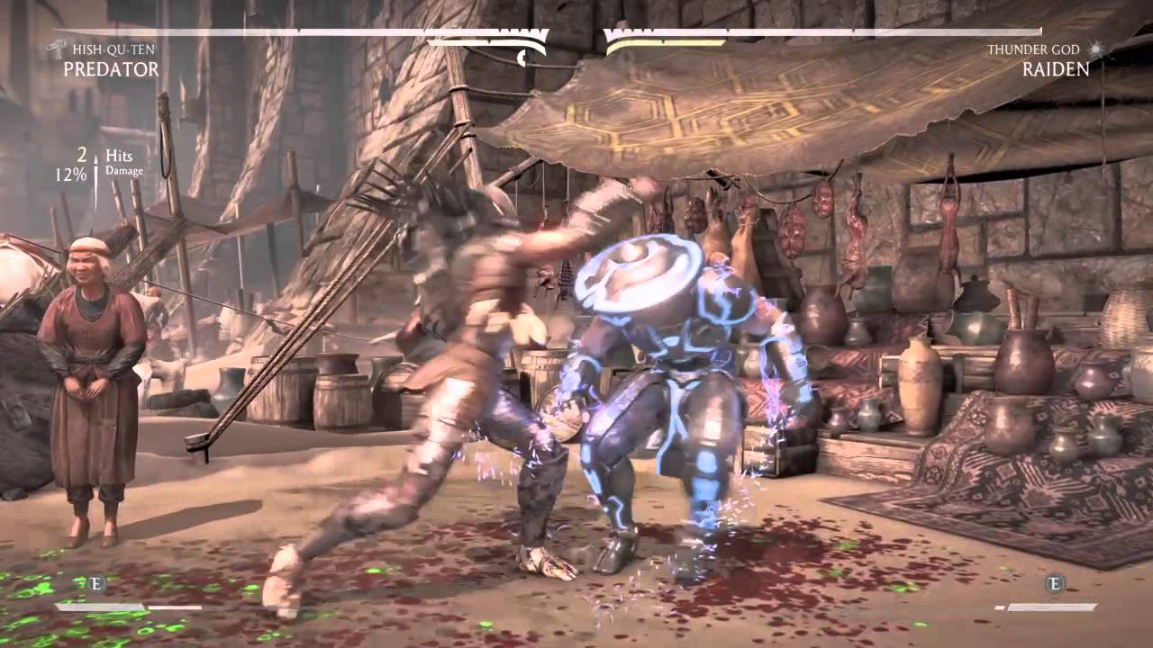 Mortal Kombat X Predator vs Raiden - YouTube