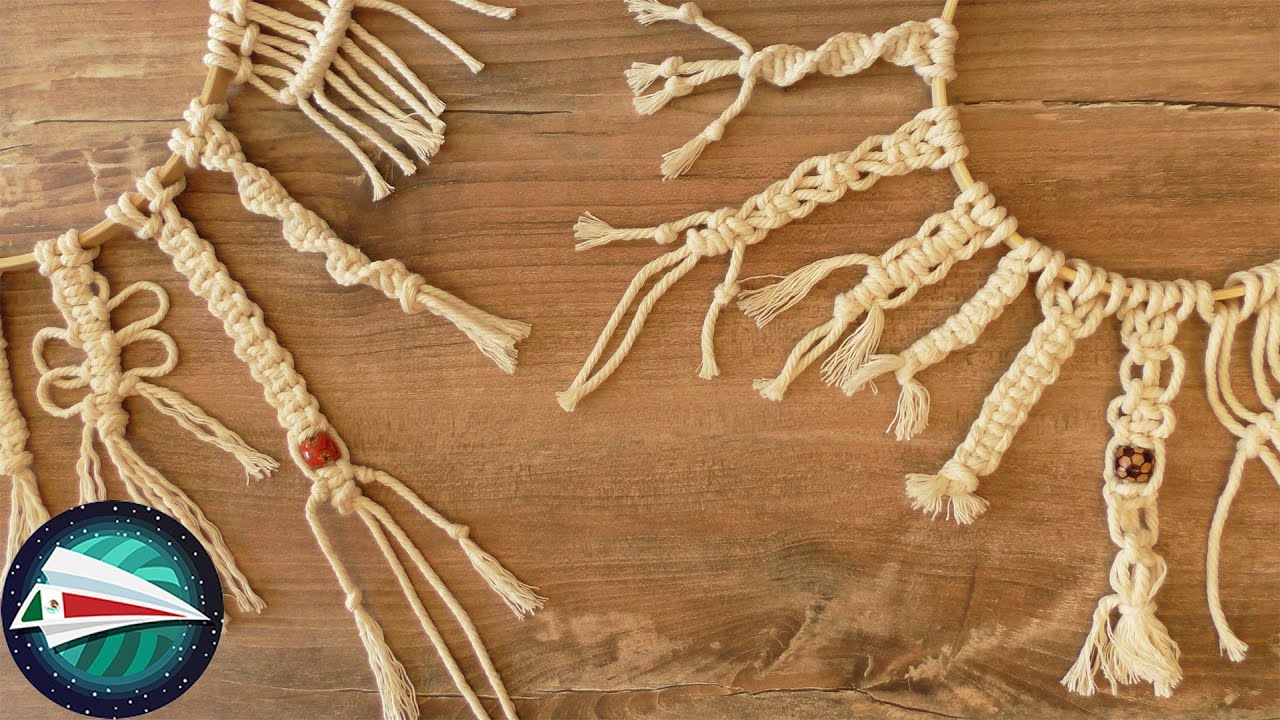 Introducción al macramé | Nudos y bases para proyectos en macramé ...