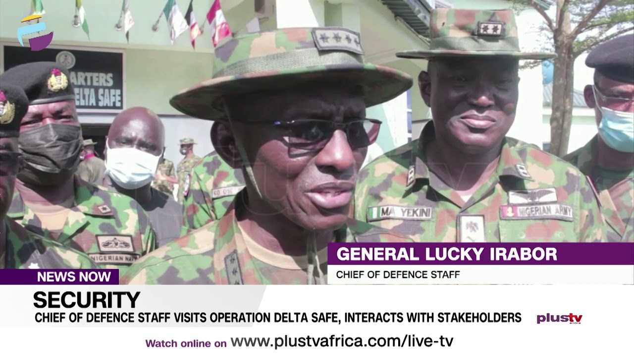 Chief Of Defence Staff Visits Operation Delta Safe, Interacts With ...