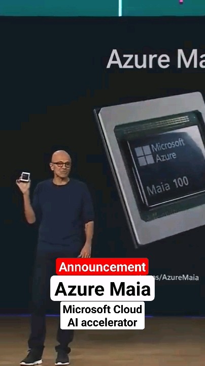 Azure Maia Microsoft Cloud AI Accelerator Announcement - YouTube