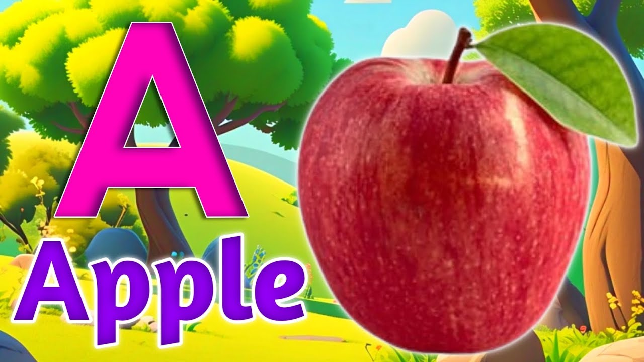Phonics Song with TWO Words - A For Apple - ABC Alphabet Songs with ...