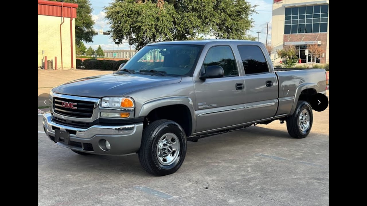 2006 GMC Sierra 2500 Crew Cab 4x2 6.6L duramax LBZ One Owner TEXAS ...