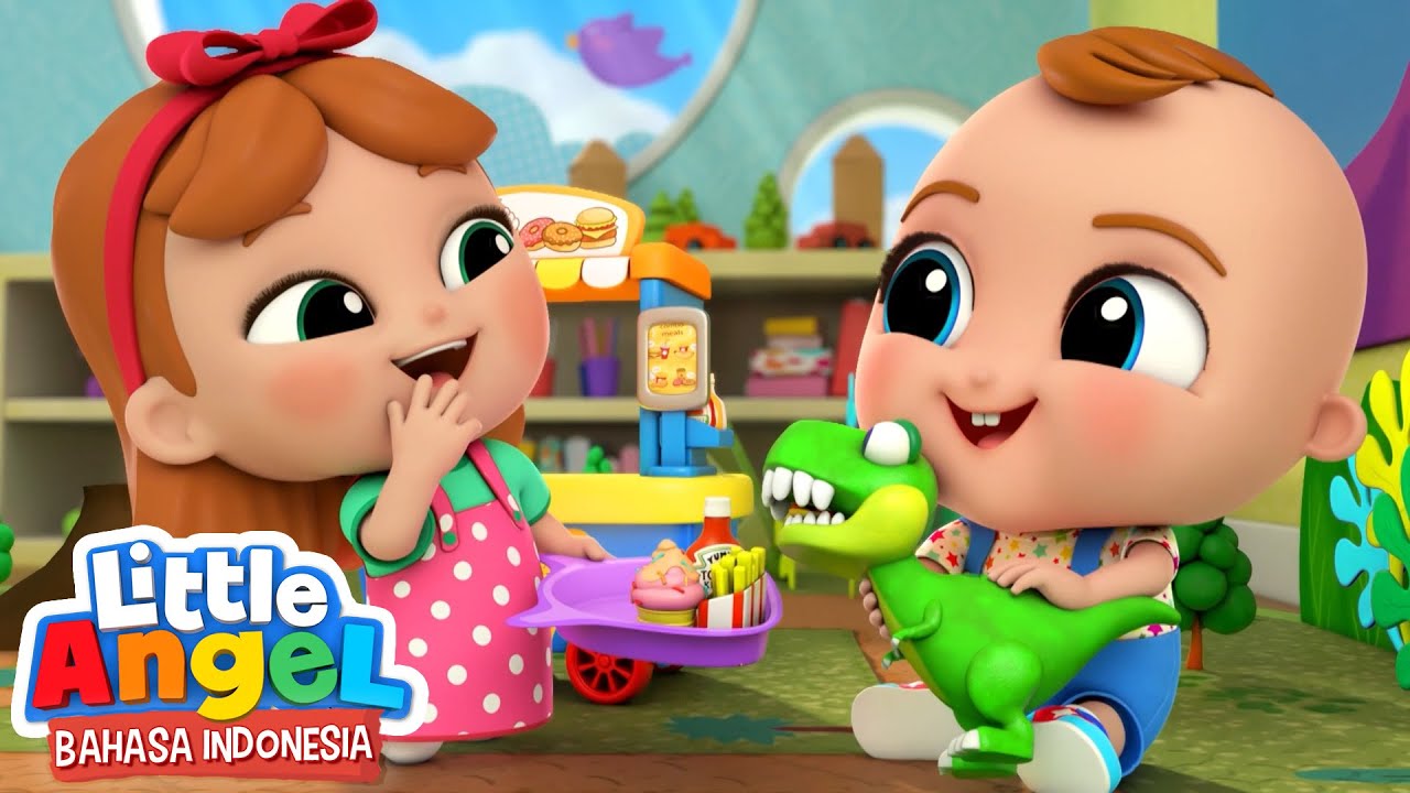 Lagu Anak Berbagi Mainan | Little Angel Bahasa Indonesia | Kartun Anak ...