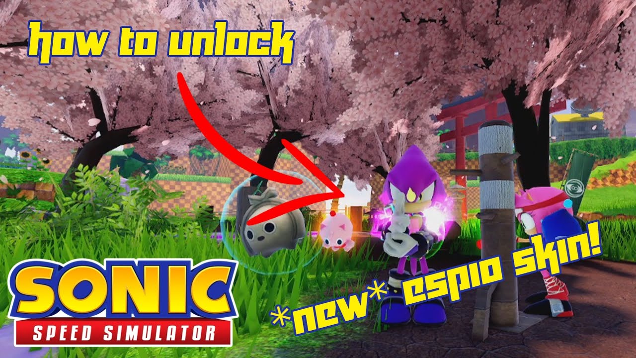 *NEW* ESPIO CHARACTER & WATER NINJA CHAO | SONIC SPEED SIMULATOR - YouTube