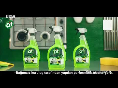 Cif Ultra Yağ Sökücü Sprey Reklamı 2024 Eylül