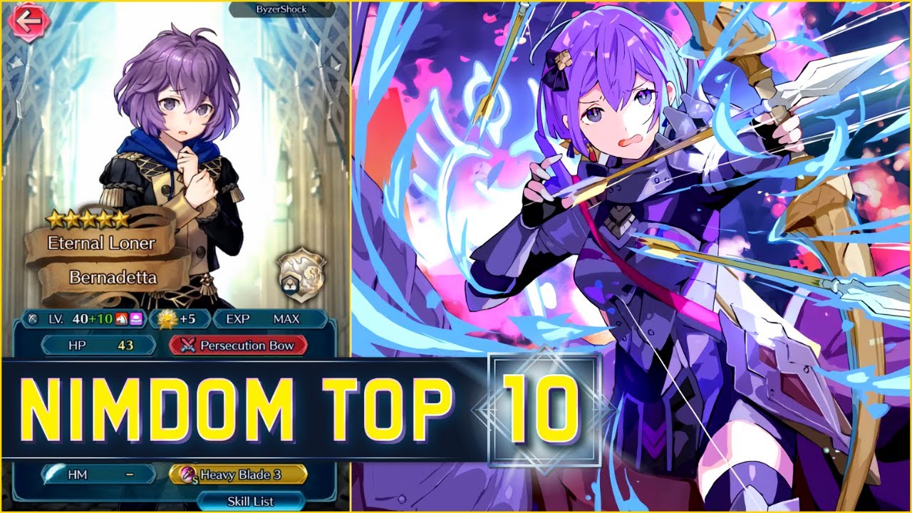 🏹 Dominant Bernadetta & The Damage Reduction Heroes! | Nimdom Top 10 ...