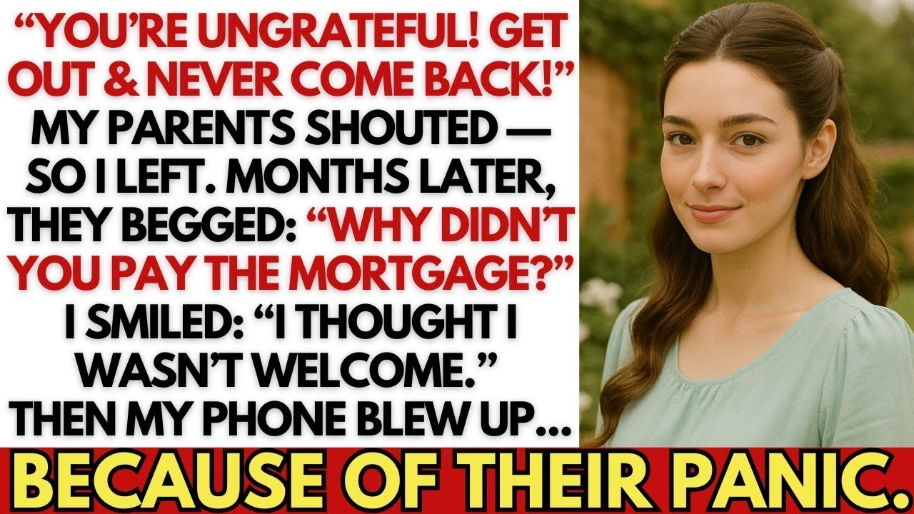 ‘You're Ungrateful! Get Out’ My Parents Shouted So I Left The next day ...