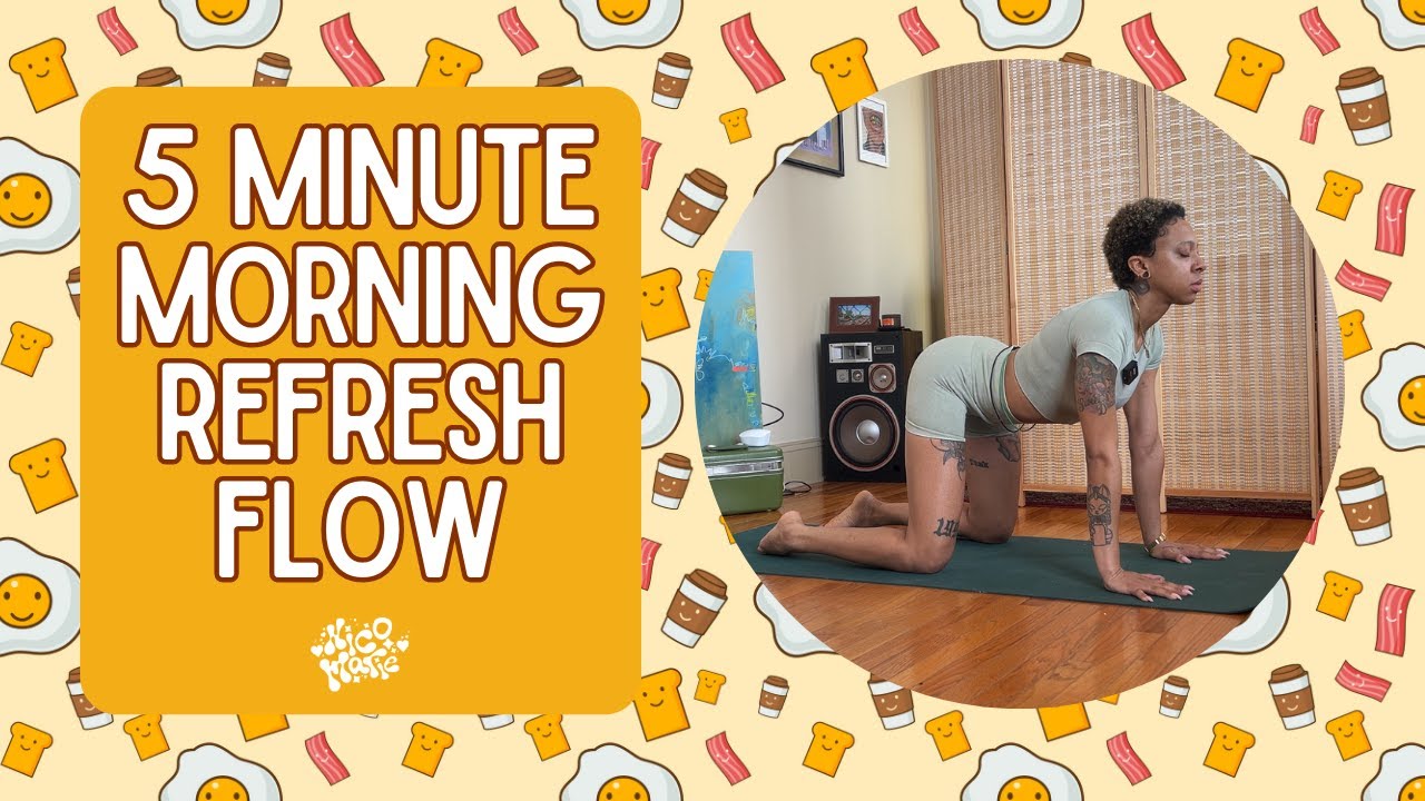 Morning Refresh Flow Yoga | 5 Minutes - YouTube