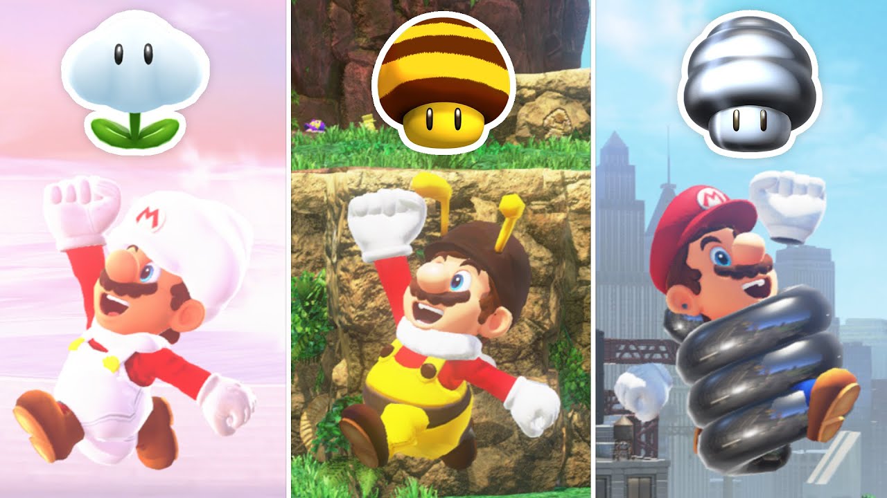 Super Mario Galaxy Odyssey - All Characters - YouTube