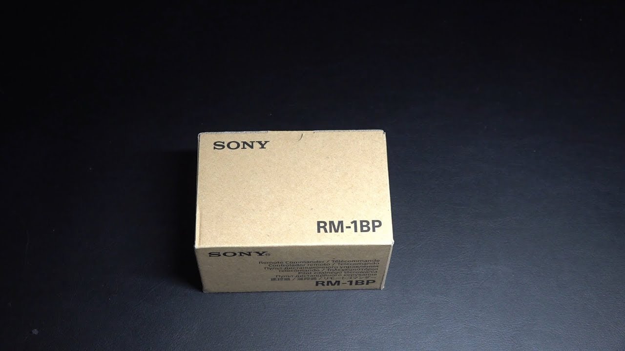 Unboxing SONY RM-1BP - YouTube