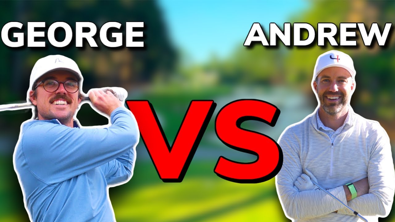 George VS Andrew Jensen. Pro VS Pro. Best Golf Yet?? (9 Hole Match Play ...