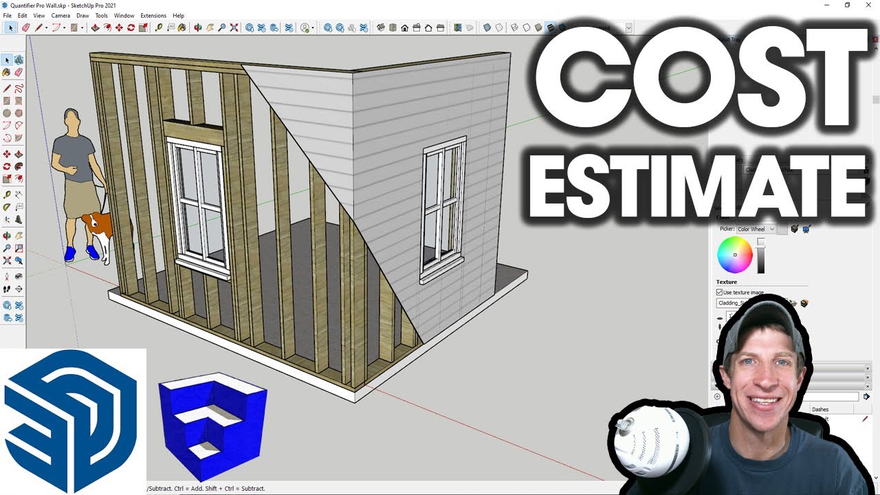 Creating a Construction COST ESTIMATE in SketchUp! (The Fast Way) - YouTube