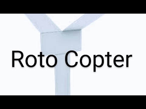 DIY ROTO COPTER || VERY VERY EASY CRAFT || CAN MAKE FROM LESS RESOURCE ...