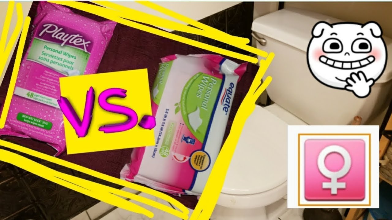 BEST FEMININE HYGIENE WIPES Playtex VS Equate! No Filter Product Review ...