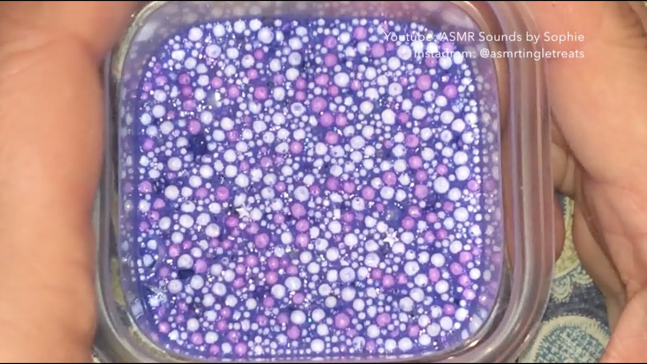 ASMR Snow Slime (asmr, TRYPOPHOBIA Warning, slime, Youtube, video ...