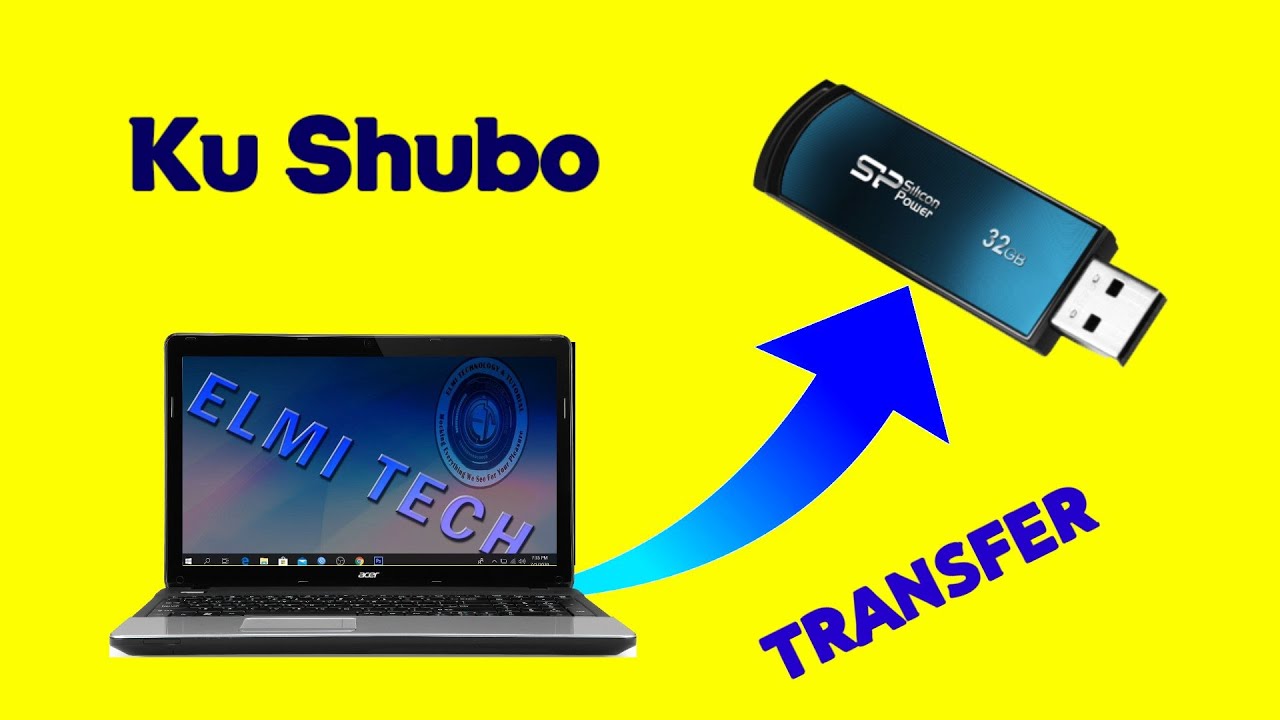 Sida ugu fudud ee wax loogu shubo Flash Disk, by Elmi Tech - YouTube