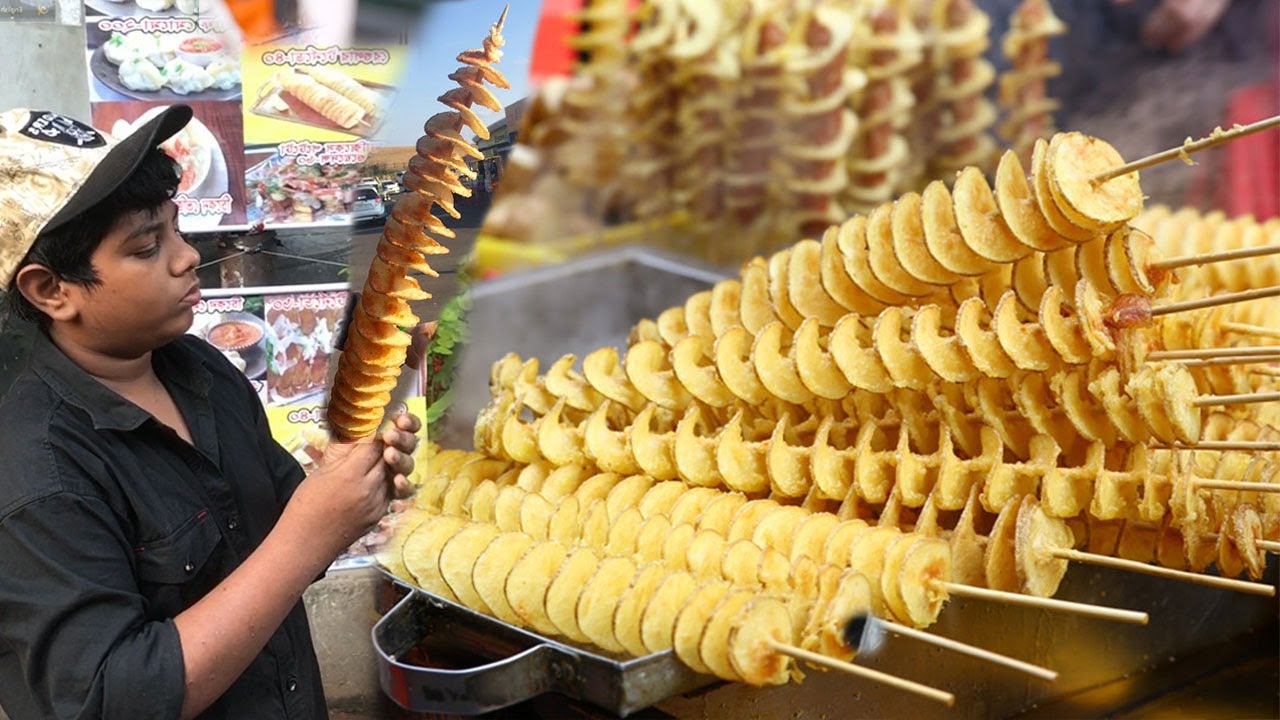 Master of Twister Potato | Jumbo Tornado Potato | Indian Street Food ...