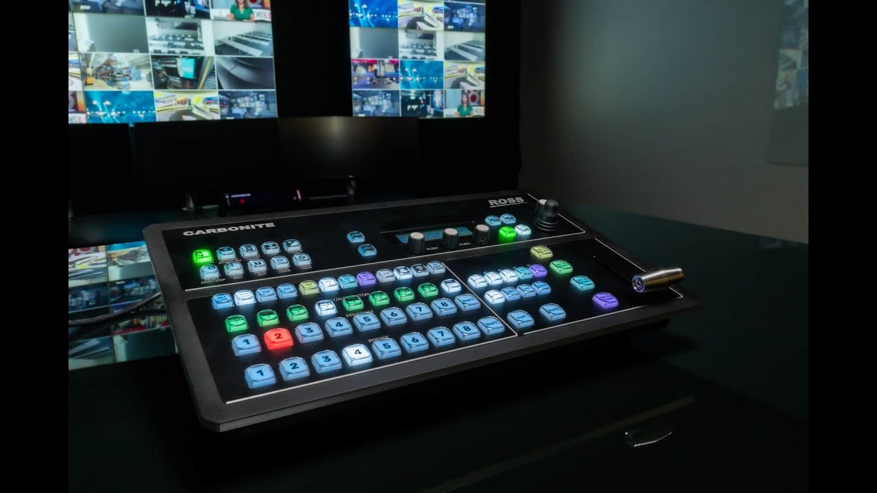 VIDEO SWITCHER ROSS CARBONITE BLACK SOLO PIP AND KEY SETTING - YouTube