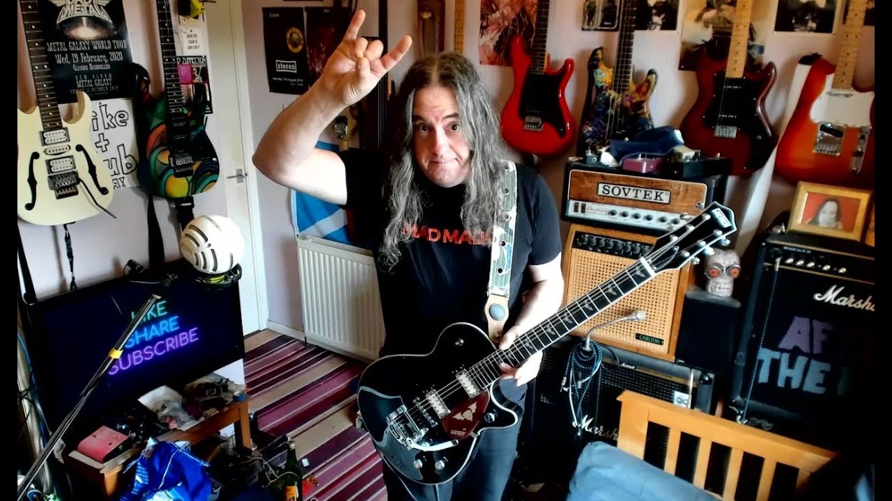 Gretsch G5230t nick 13 tiger jet demo - YouTube