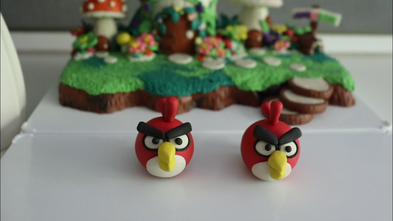 EP.29 | เร้ด แองกี้เบิร์ด Red Angry Birds | Clay modeling for everyone ...
