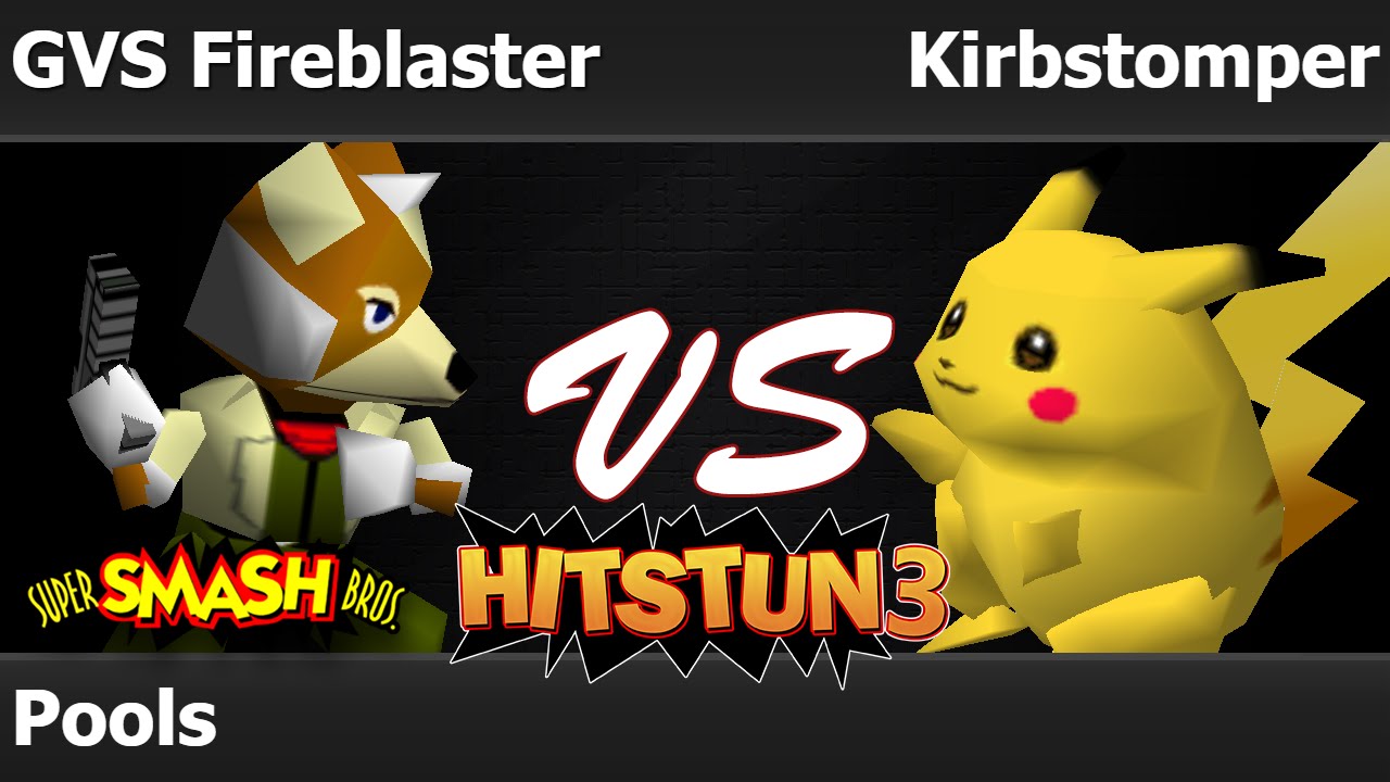 Hitstun 3 Smash 64 - GVS Fireblaster (Fox) vs Kirbstomper (Pikachu ...