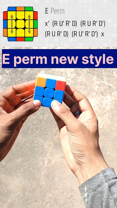 E Perm without algorithm - YouTube