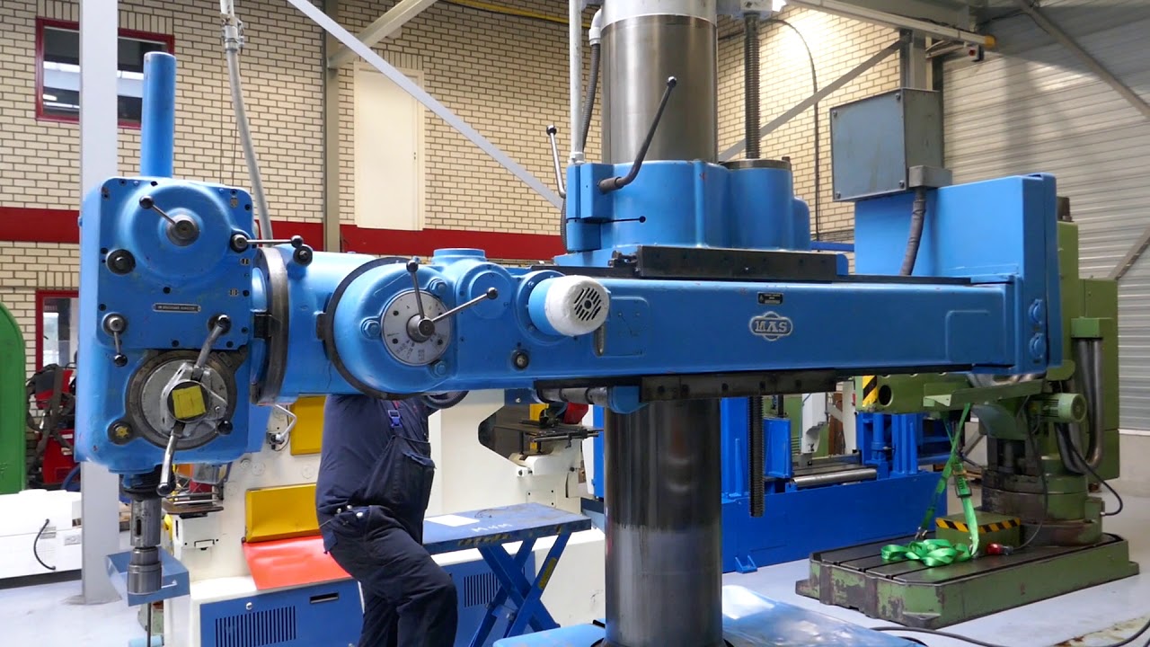 1724 = MAS VRM50A WEILER Portable drilling machine VOM50 kesselradial ...