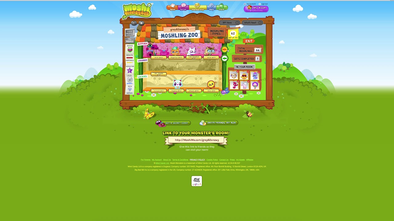 Moshi monsters all my moshlings - YouTube