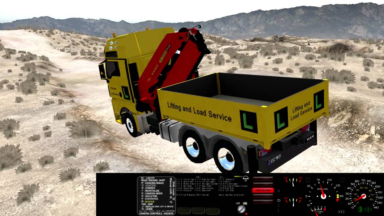 Rigs of Rods - MAN TGX 26.530 - YouTube