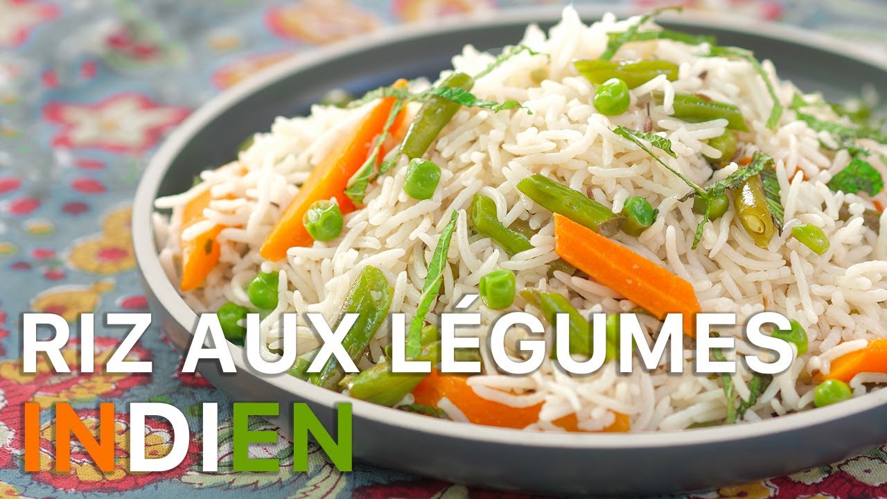 Recette De Riz Aux Légumes Indien 𑁍 Pankaj Sharma - YouTube