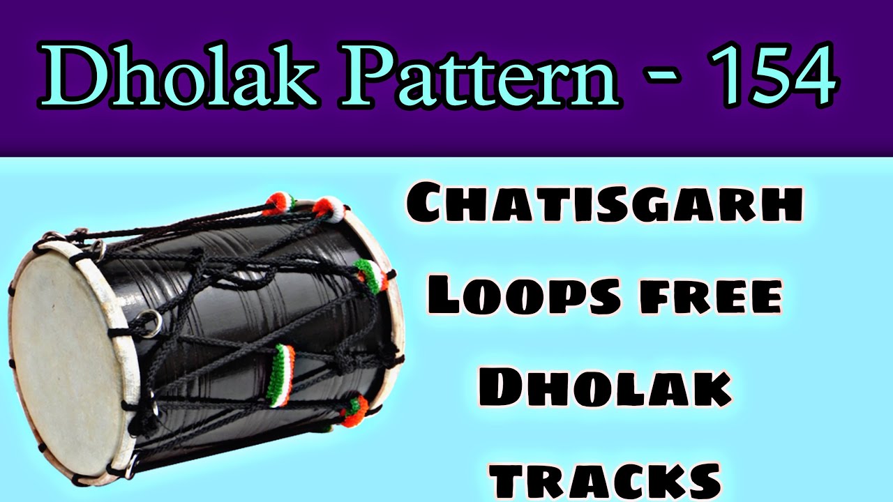 Dholak pattern - 154 || track loops rhythm free use ke liye - YouTube