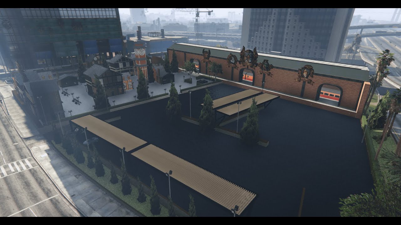 GTA V FIVEM Map land hogwarts - YouTube
