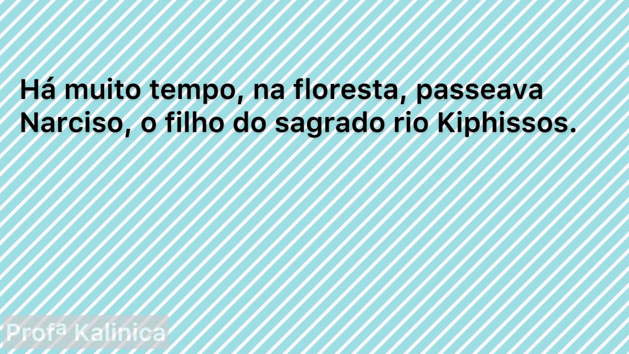 Narciso- Mitologia Grega - YouTube