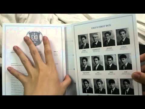 exo's first box unboxing