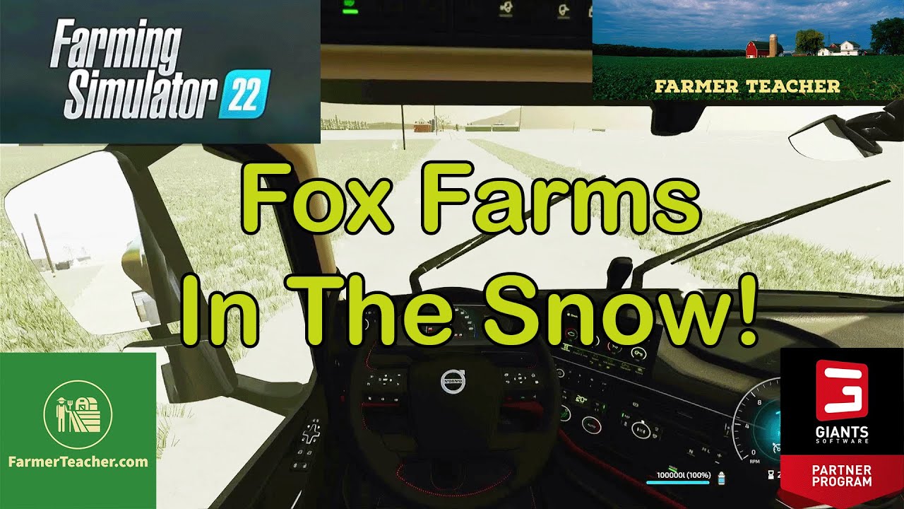 FS22 Snow: Explore Fox Farms Map Beauty - YouTube