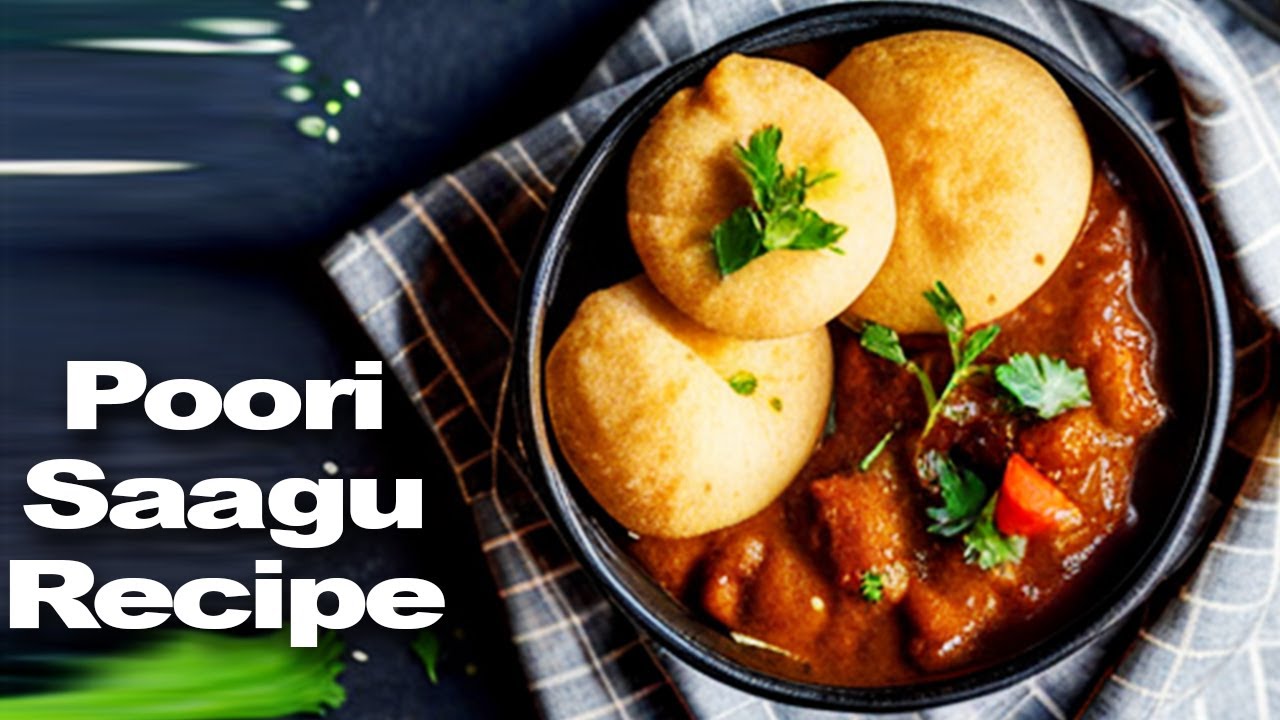 Easy Homemade Poori Saagu Recipe | Delicious Vegetable Gravy - YouTube