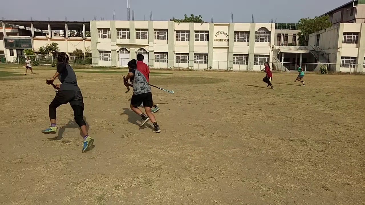 Hockey practice match - YouTube