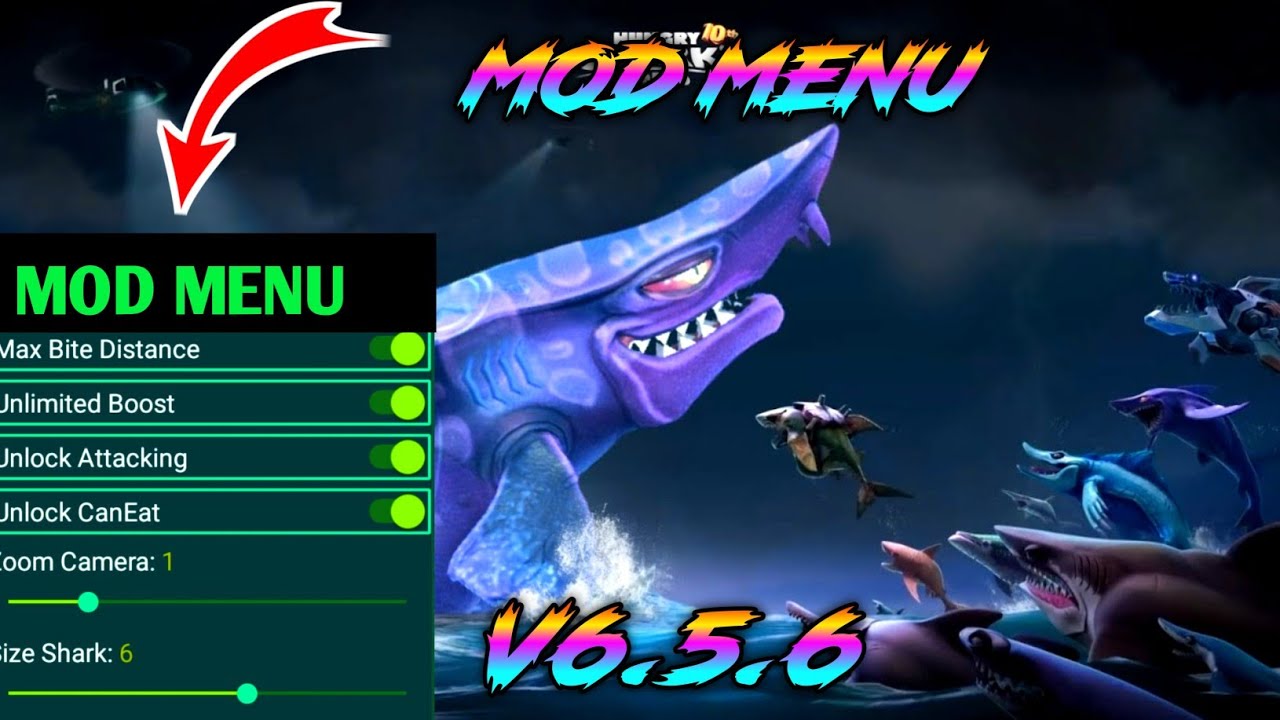 Hungry Shark World Mod Menu 6.5.6 Update 🔥 - YouTube