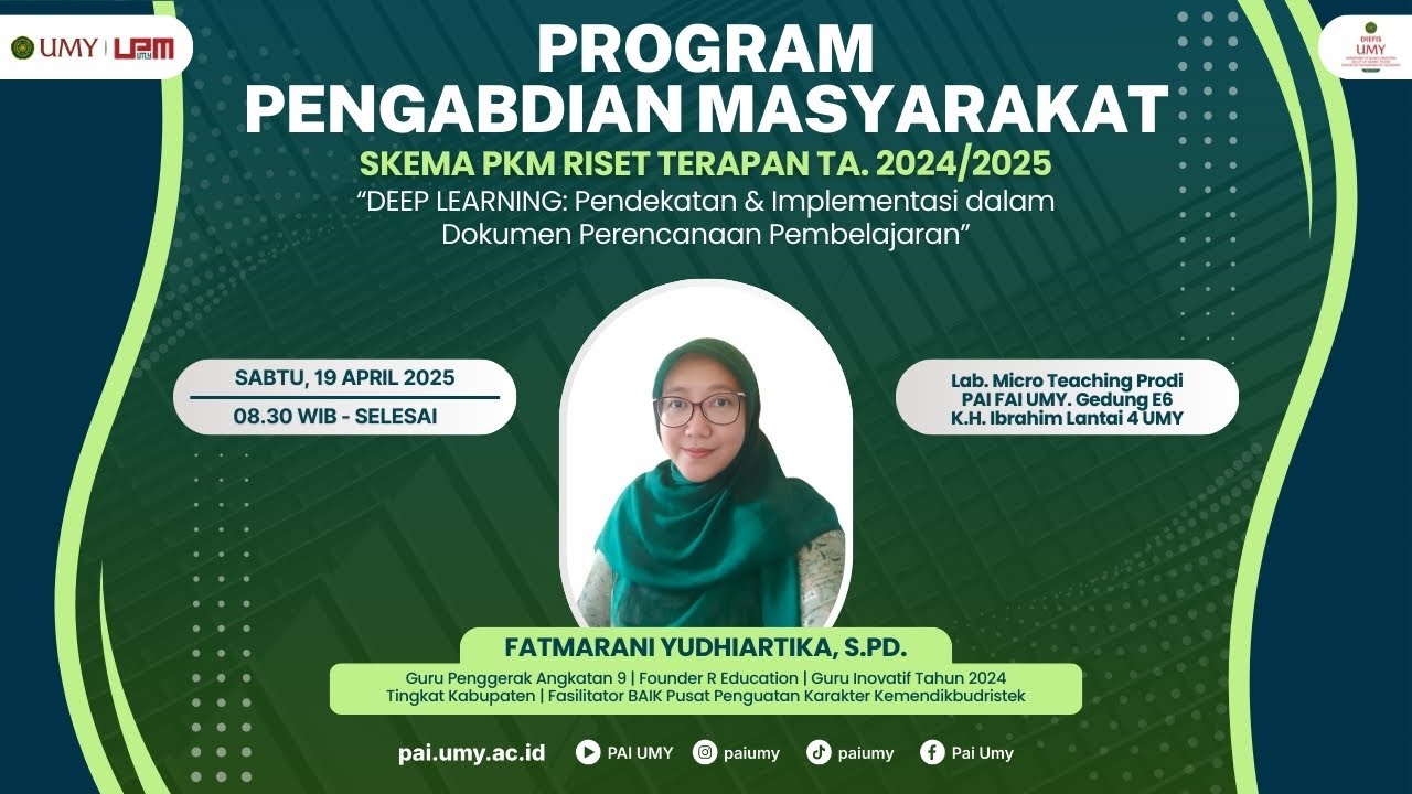 Program Pengabdian Masyarakat (Fatmarani Yudhiartika, S.Pd.) oleh ...
