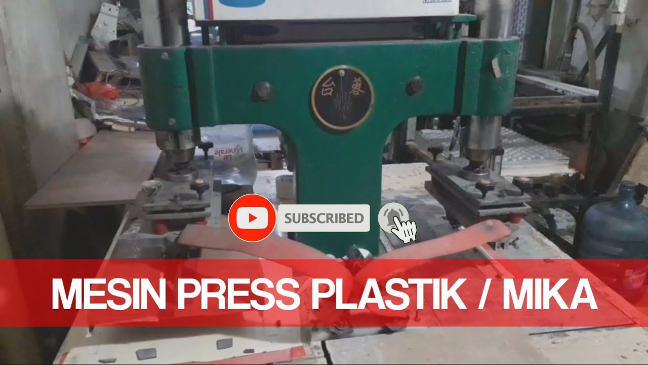 Cara kerja mesin press | press map mika || vaccum forming @dedyetsu ...