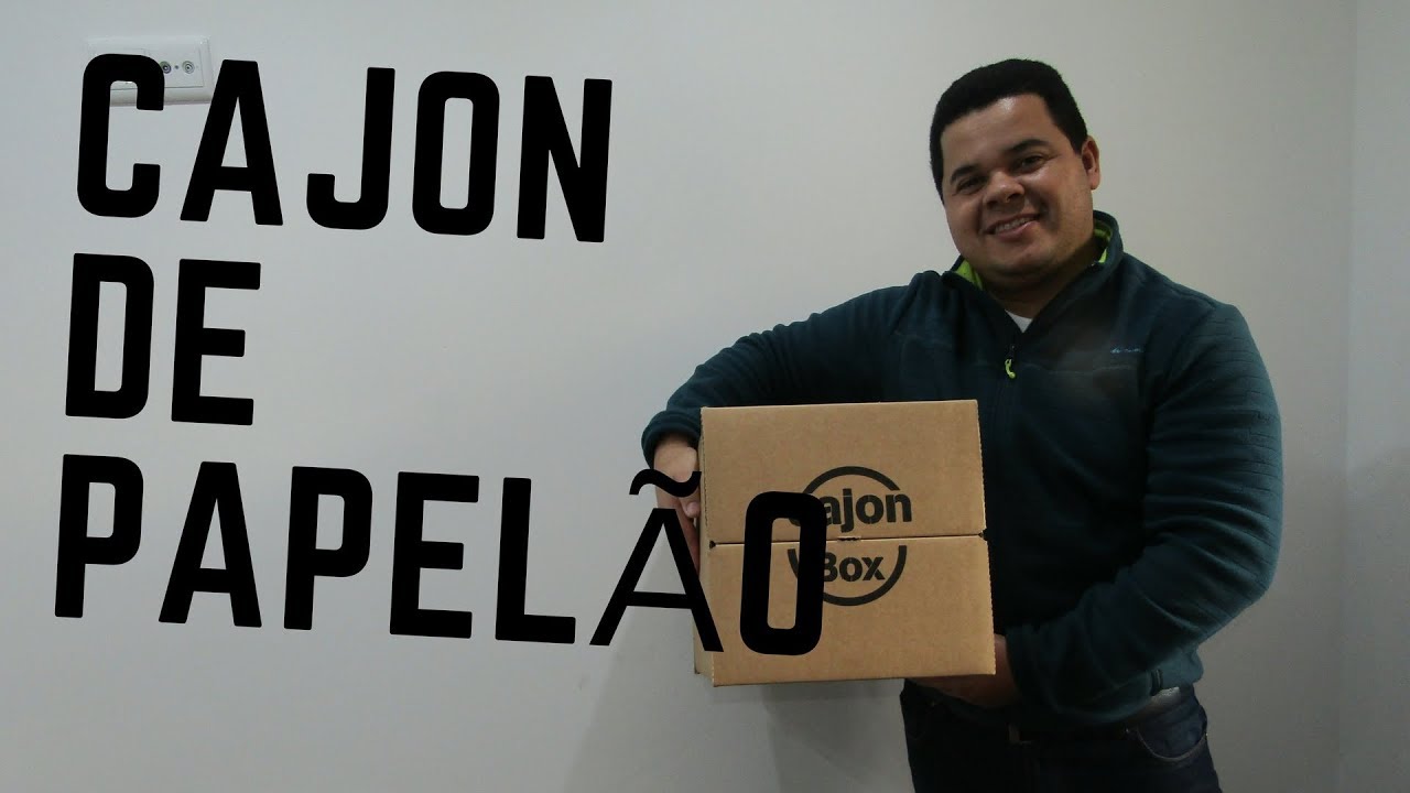 Cajon Box NOVIDADE!!!!!!! - Cardboard Cajon - YouTube