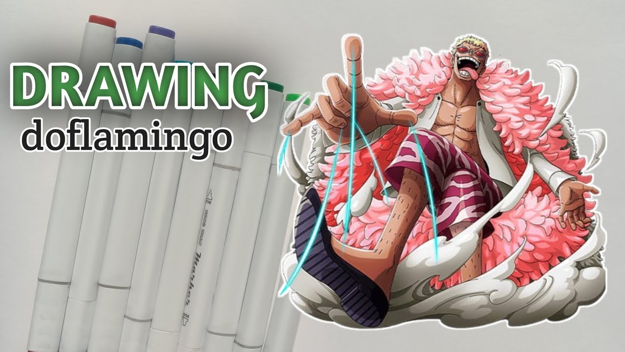 How to draw doflamingo || one piece || anime drawing - YouTube