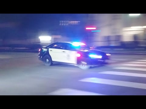 LAPD Slicktop Ford Taurus Responding - YouTube
